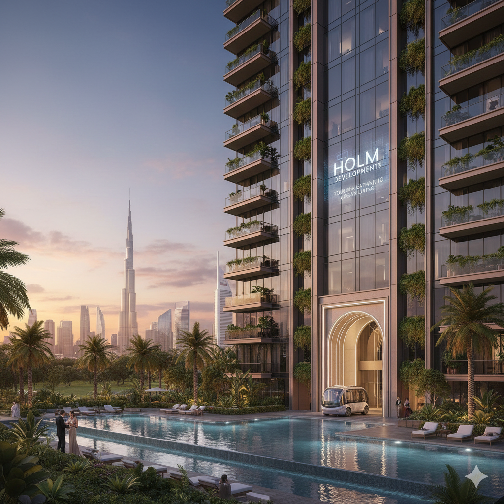 Holm Developments Jumeirah Garden City Dubai | Studios & 1BR Apartments with Flexible Payment Plan